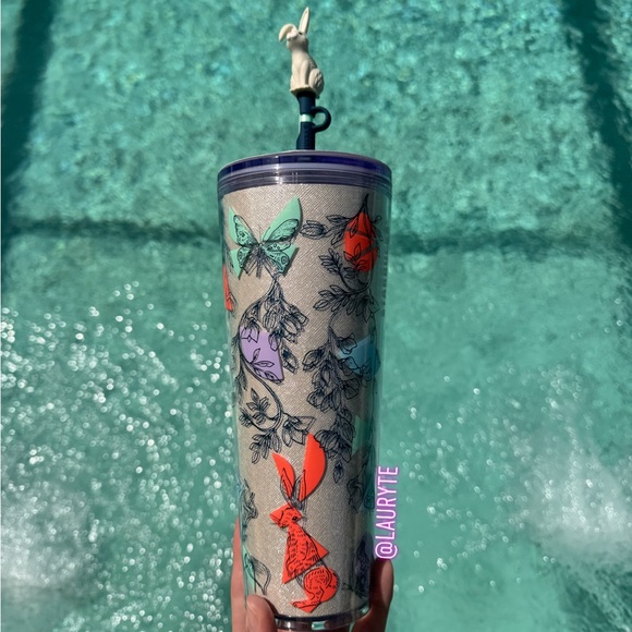 Starbucks | Other | Starbucks 224 Spring Easter Bunny Topper Tumbler ...